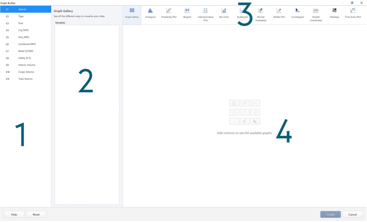 Minitab - tutki dataa Graph Builderin avulla - SixSigma